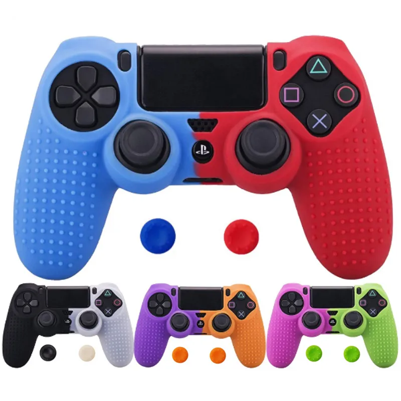 DHgate.com:Silicone Protective Skin Cover for PS4 Pro/Slim Controller with 2 Thumb Grips:Games ...