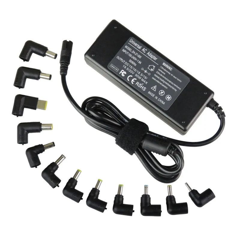 15V 20V 90W Universal Laptop Charger Adapter With 12 Connector Tips ...