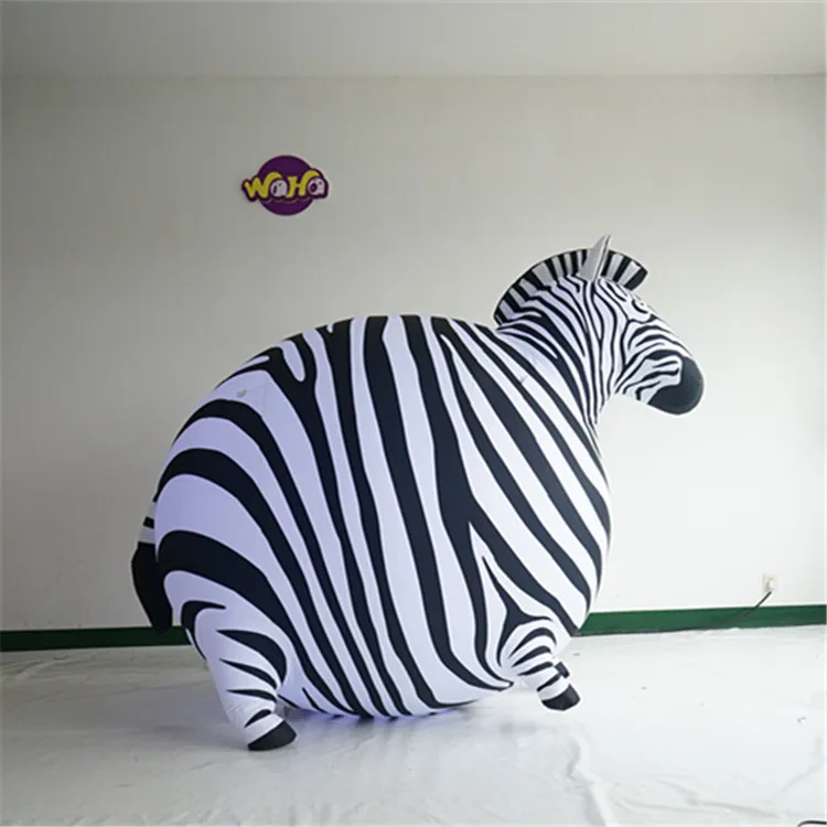 Nightclub Decoration: Wholesale 3m High Inflatable Zebra Zebra Balloons With Blower And Light ...
