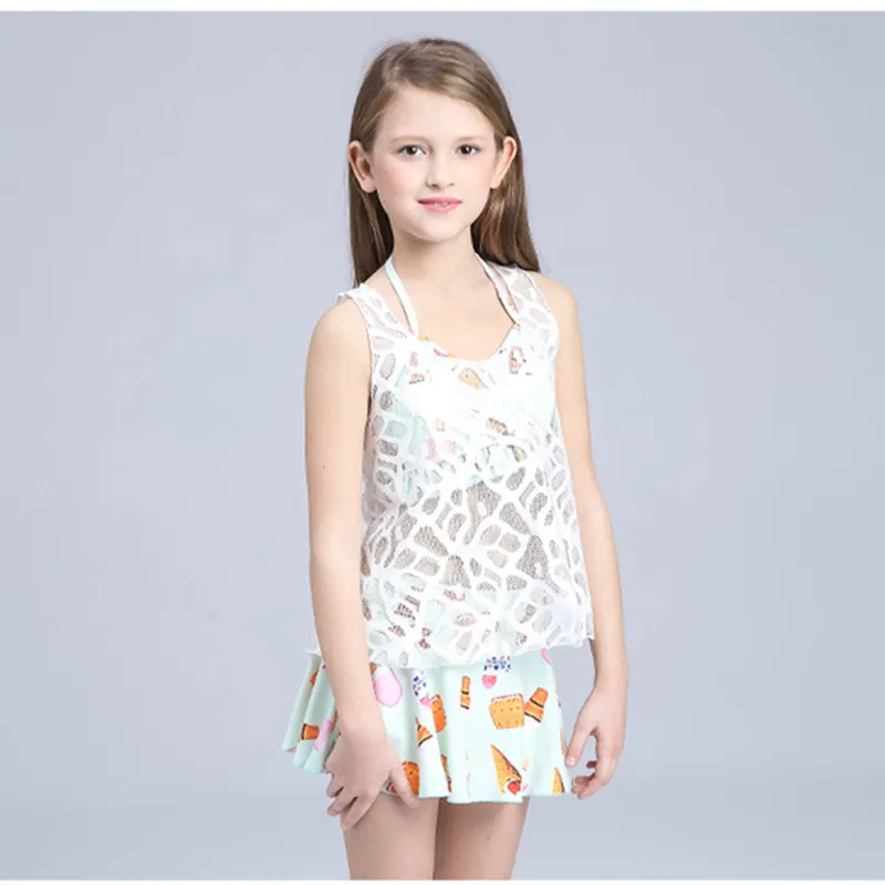 Kinder Bademode Drei Stück Mädchen Bademode Kinder Biquini Infantil ...