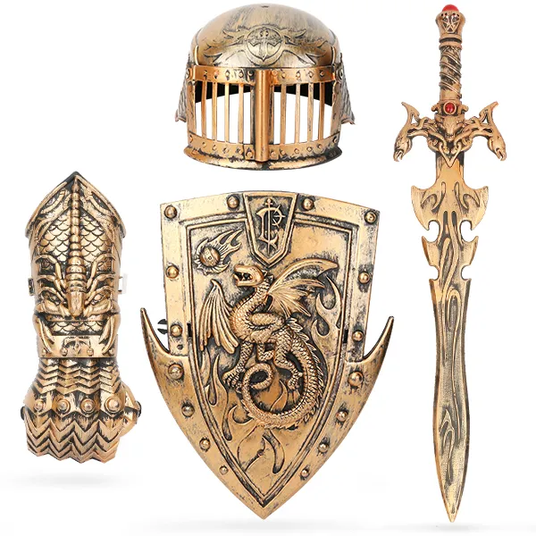 Glow Wrestling Toy Sword And Shield Combo Arms Outfit For Kids ...