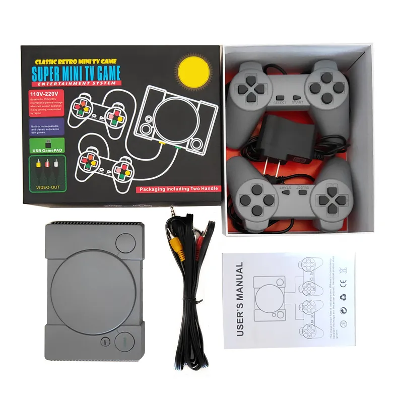 New Packing Classic 8 Bit Nostalgic Host For PS1 Can Store 620 Game ...