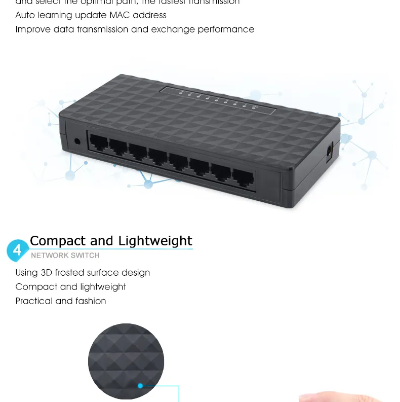 Mini 8 Port 10/100Mbps Network Switch... From Goodgo, $28.37 | DHgate.Com