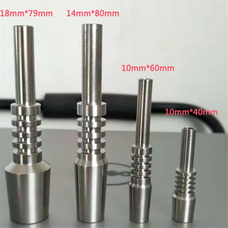10mm Dab Titanium Tip 14mm 18mm Glass Pipe Tip Titanium Male Joint ...