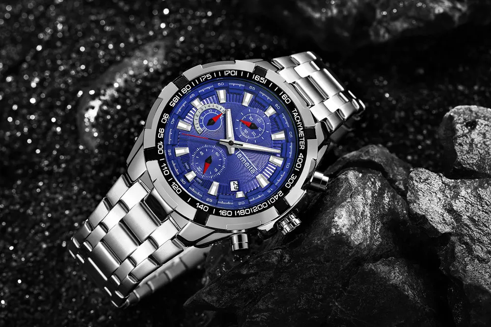 2022 NEW Mens Fashion Sport Quartz Racing Chronograph Watch Watch ...