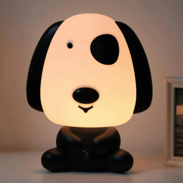 PVC Kids Night Lamp, Rabbit & Panda Cartoon LED Bedside Lamps, EU/US ...