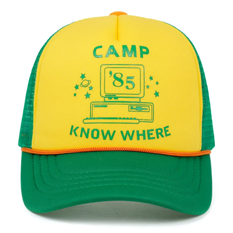 Gankchen Stranger Things Cosplay Hat Retro Mesh Snapback Cap 85 Know ...