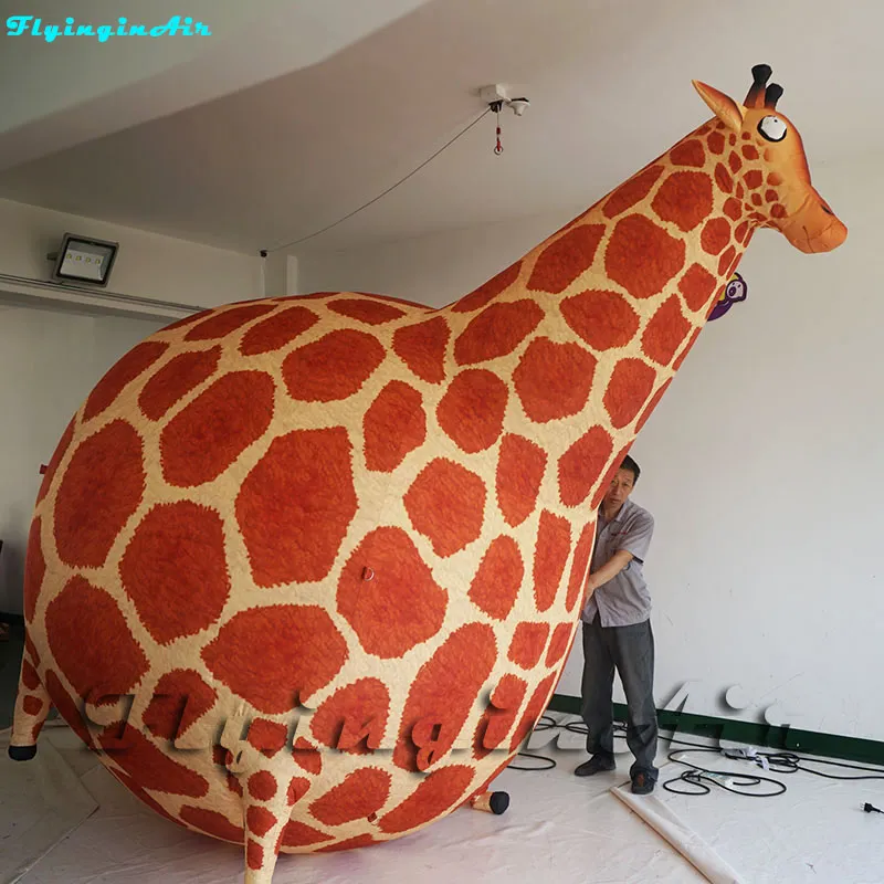 Wholesale Wholesale Inflatable Giraffe Bulging With Blower 3.3m Cartoon ...