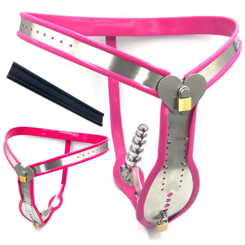 Male Chastity Belts Heart Shaped Bondage Device With Removable Anal