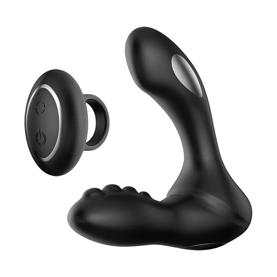 Choc Électrique Male Prostate Massager Vibrator Télécommande Anal