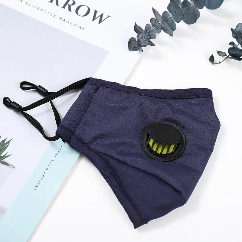 Designer Dustproof PM2.5 Cloth Mask With Filter With Breathing Valve ...