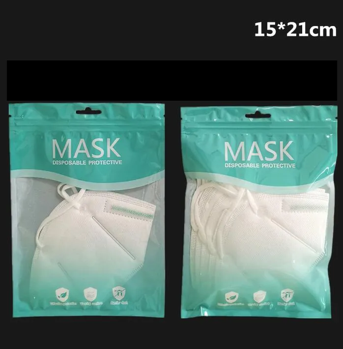 Wholesale Translucent Plastic Mask Ziplock Non Woven Bags In Stock For ...