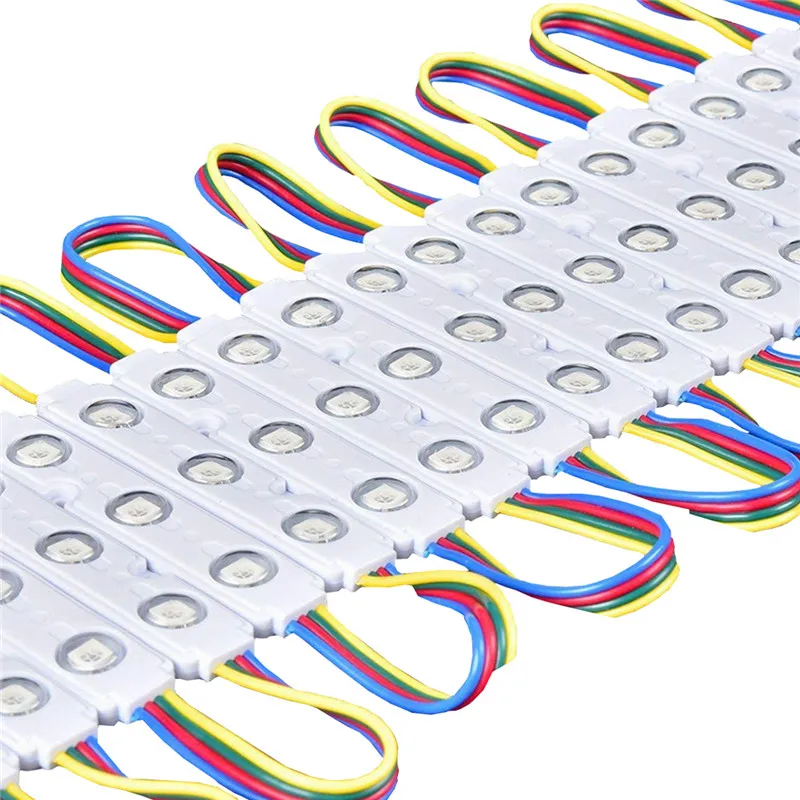 Changeable Color LED Modules: Injection Lens 5050 Super Bright ...