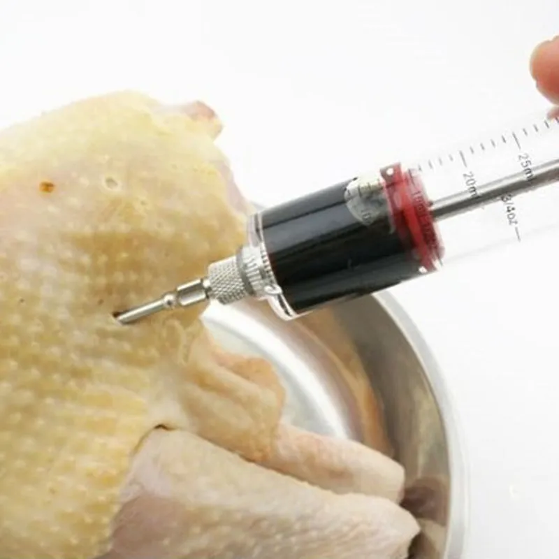DHgate.com:Stainless Steel Spice Syringe Injector - Marinade Meat ...