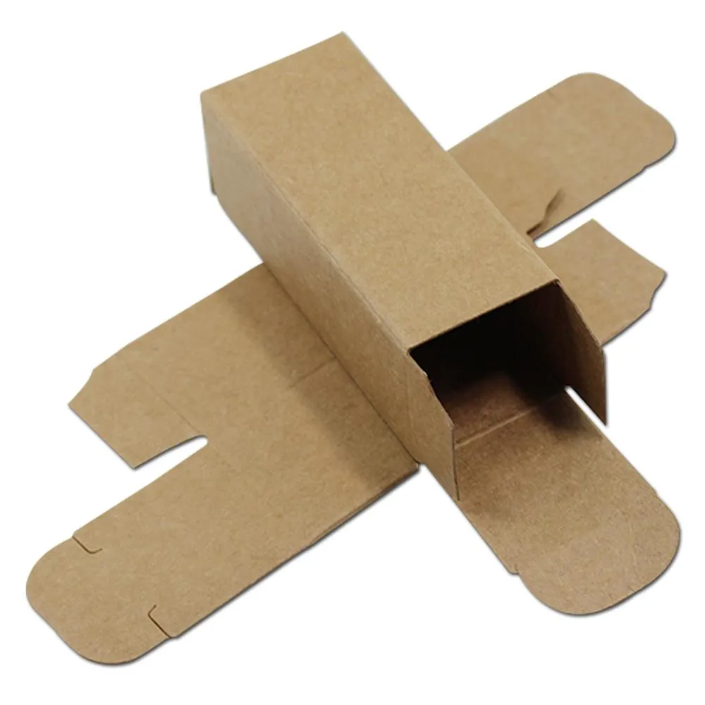Small Brown Kraft Paper Cardboard Boxes DIY Craft Storage Gift Cosmetic ...