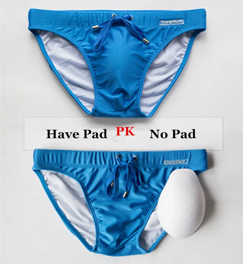 Push Up Mens Swim Briefs Desmiit Swimwear Gay Sexy Swimming Trunks For