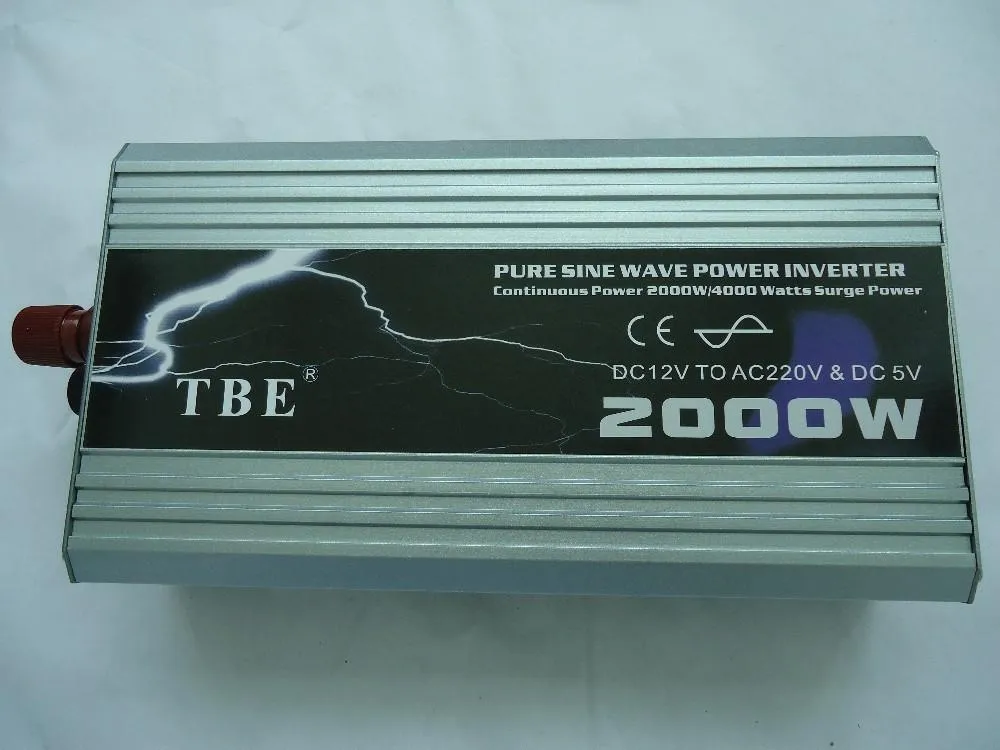 12v Power Inverter 24v Power Inverter: 2000W DC To AC Converter With ...