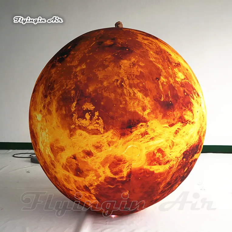 Inflatable Venus Planet Blow Up Ball Large Yellow Celestial Body ...