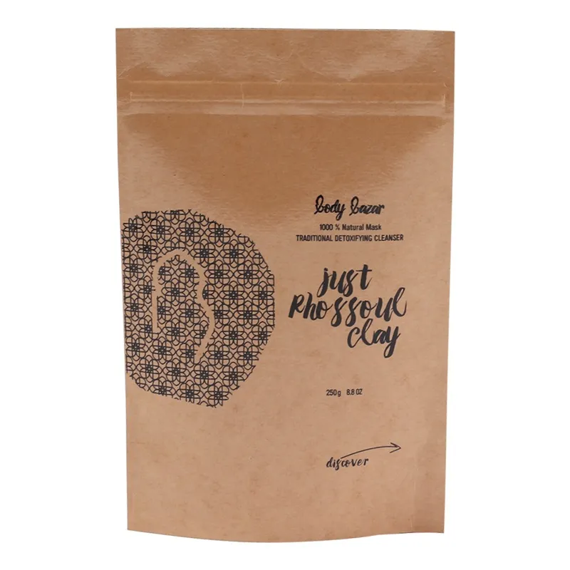 Wholesale Customized Reusable Kraft Paper Zip Lock Stand Up Non Woven ...