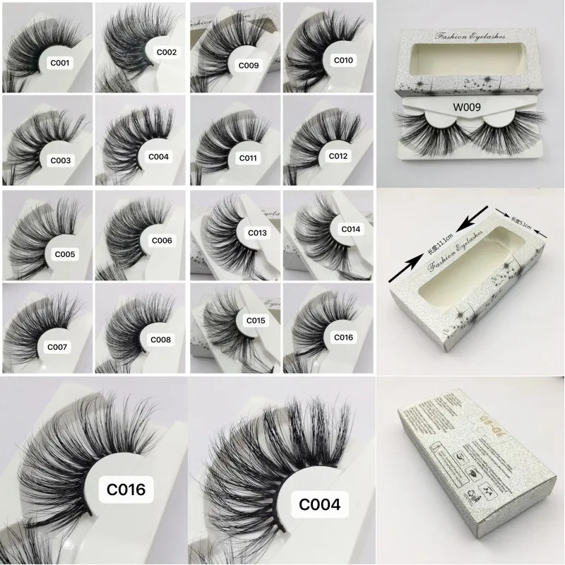 30mm Long Mink Light Brown Eyes Lashes 3D Fluffy & 5D Long Lows From ...