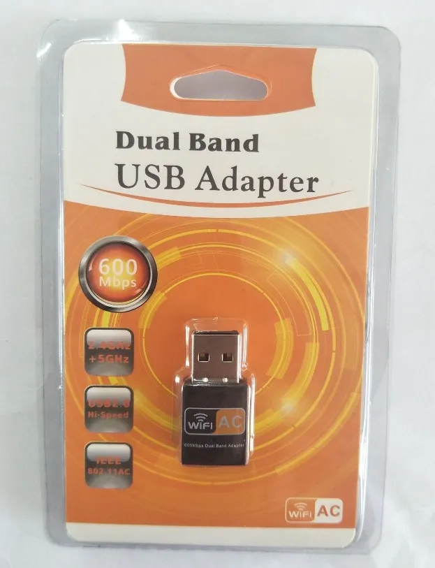600MB/S Dual Band 5GHz LAN WiFi Dongle Usb Adapter For High Speed ...