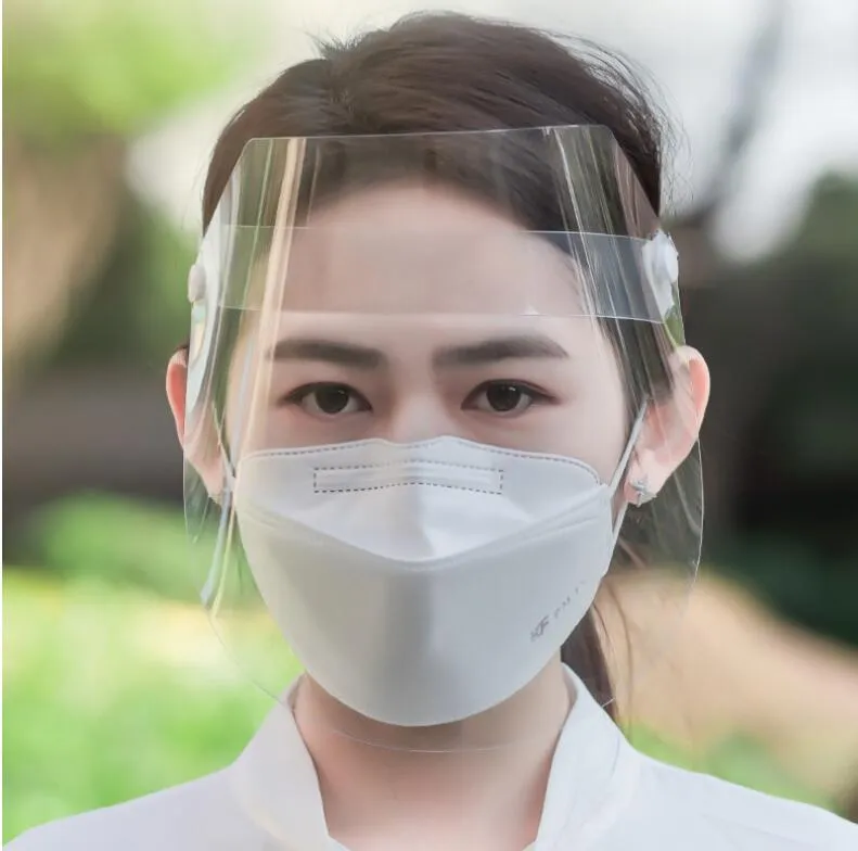 Protective Full Face Mask Transparent Anti Fluids Face Shield Guard ...