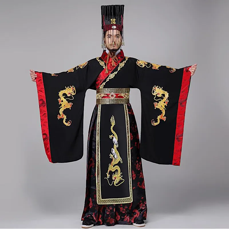 Elegant Hanfu Male Traditional Chinese Clothes Men's Emperor Style ...