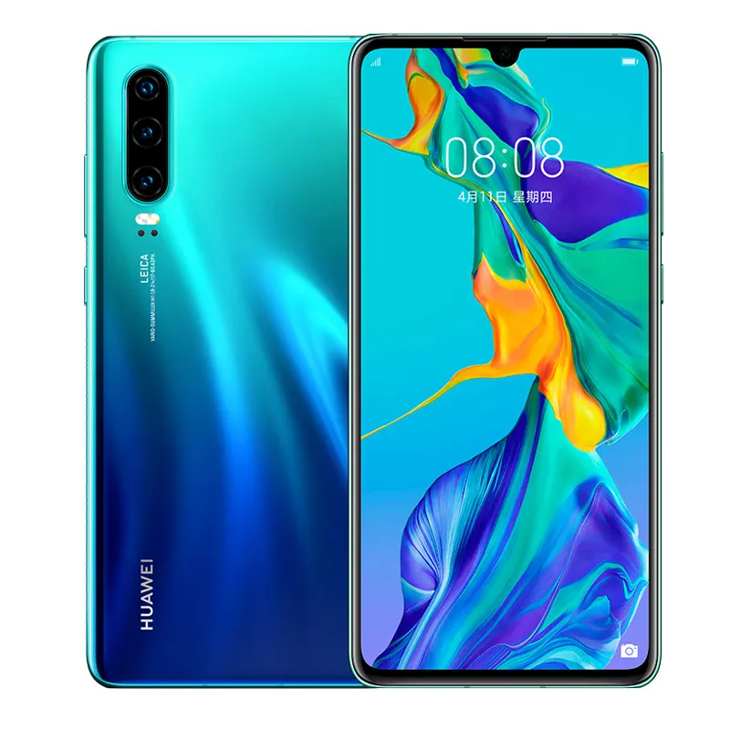 Huawei P30 4G LTE Cell Phone 8GB RAM 128GB 256GB ROM Kirin 980 Octa ...