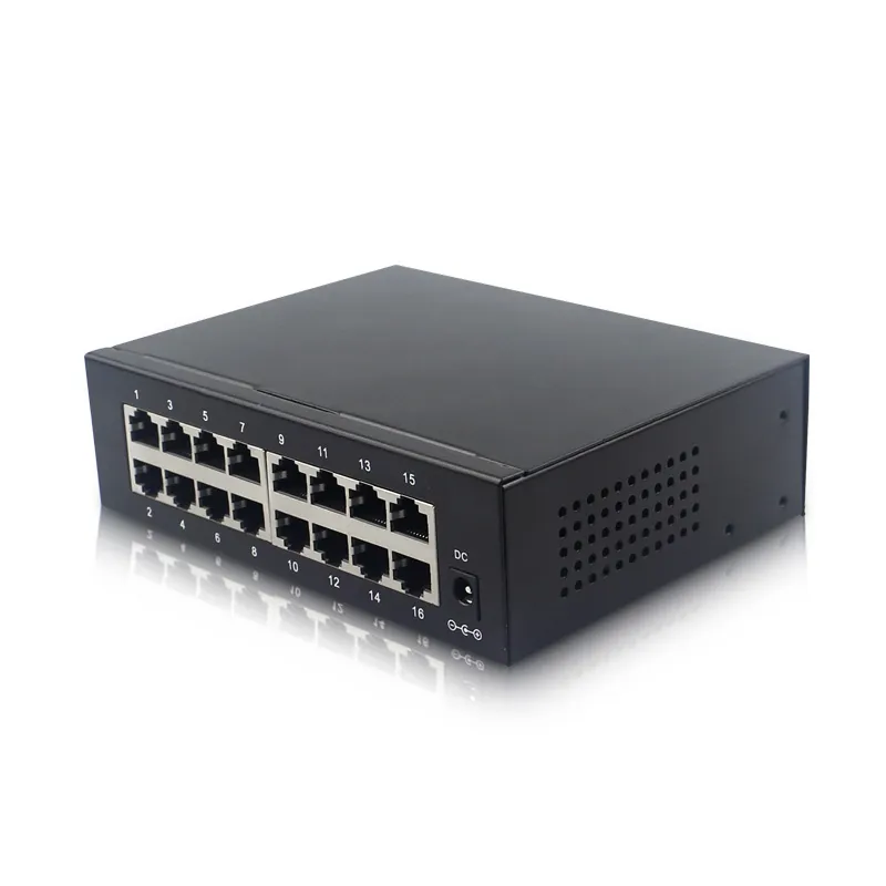 16 Port Gigabit Switch 10/100/1000Mbps Full Duplex Gigabit Ethernet ...