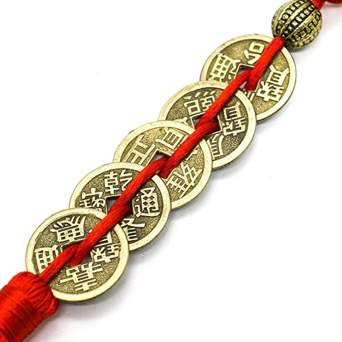 Ancient Chinese Coins On String