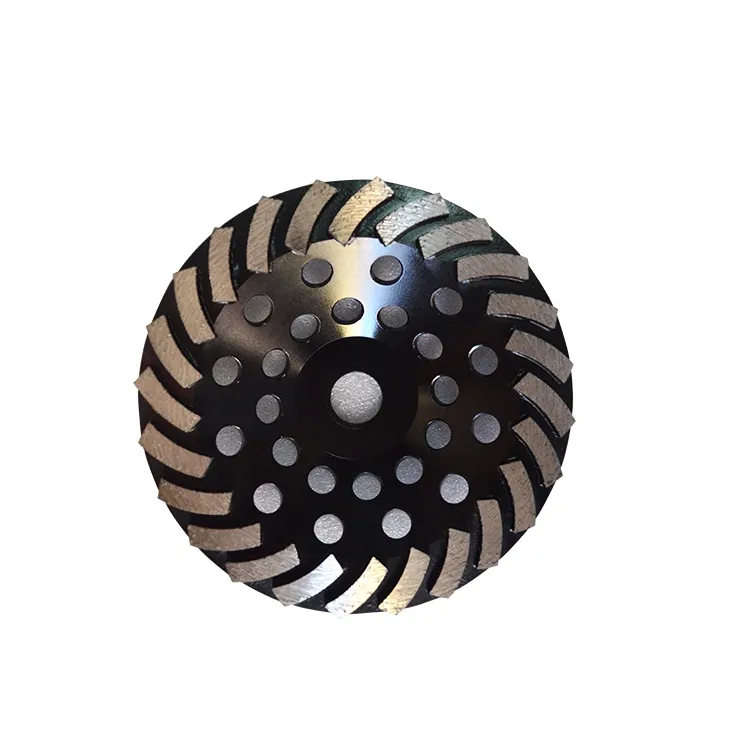 7 Inch D180mm 24 Segments Diamond Grinding Cup Wheel For 4 Inch Grinder ...