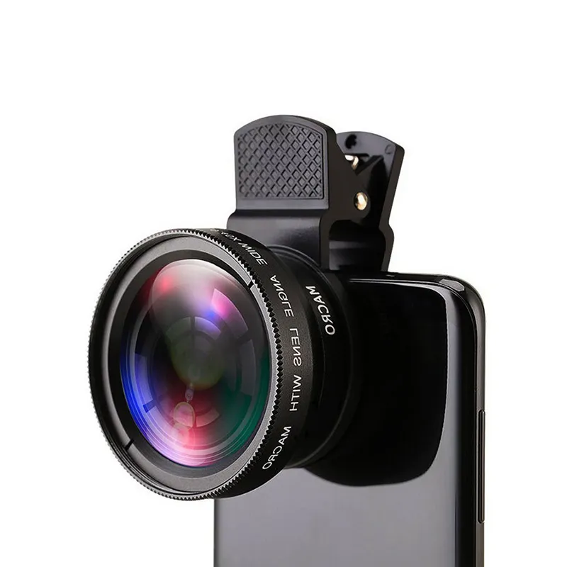 12X Phone Camera Lens Monocular Telescope with 0.45X Wide Angle Macro ...