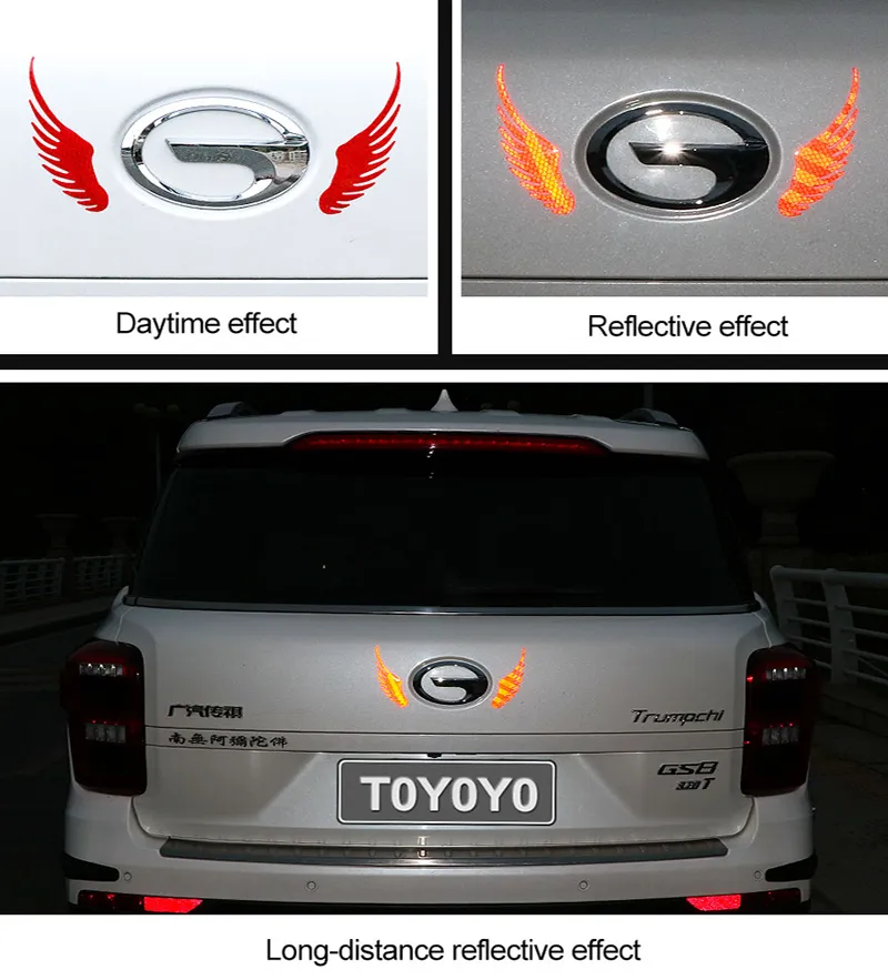 Car Reflective Tape Waterproof PVC Anti-Collision Warning Strip for ...