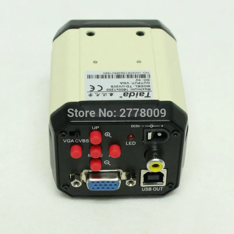 0MP HD Industrial Digital Microscope Camera 10X 180X C Mount Lens With ...