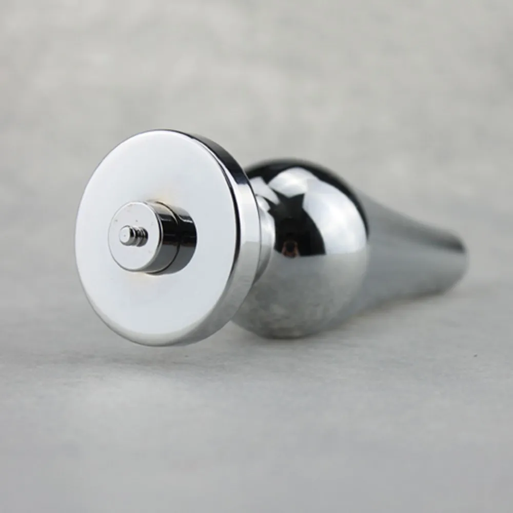 Domi Electric Shock Stainless Steel Pulse Butt Plugs 12.5 X 3.9cm Anal ...