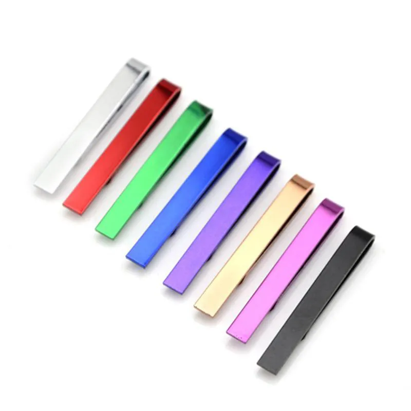 Stylish Men's Tie Clips - Geometric Copper Tie Bar, Color Plated Metal ...