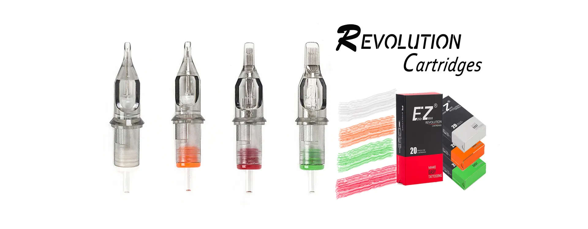 DHgate.com:200pcs Assorted Mixed Revolution Tattoo Cartridge Needles RL ...