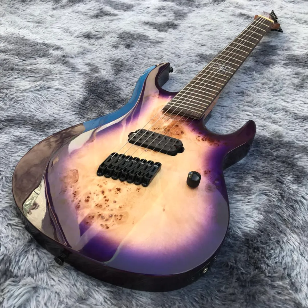 Custom 7 String Electric Guitar With Black Hardware ... From ...