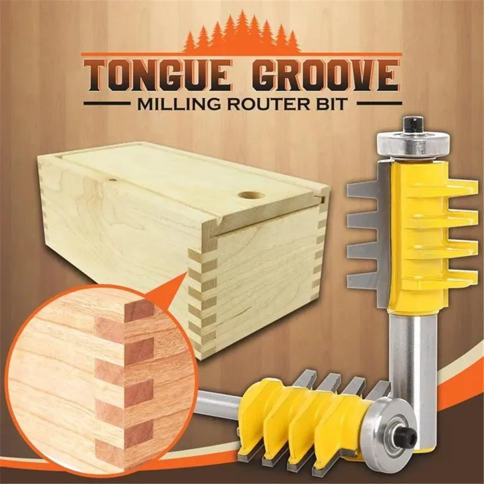 DHgate.com:8 Shank Rail Reversible Finger Joint Glue Router Bit Cone ...