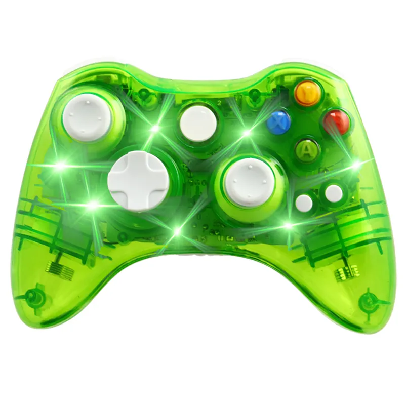 Transparent Wireless Controller Game Remote Controller Gamepad Joystick ...