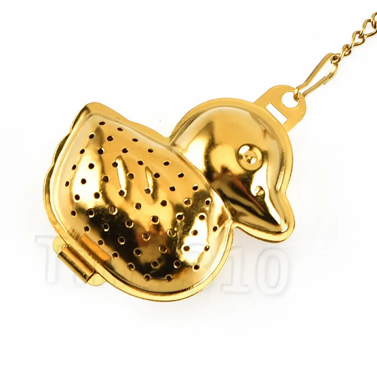 7 Styles Gold Tea Strainer Star Heart Teaware 304 Stainless Steel Tea ...