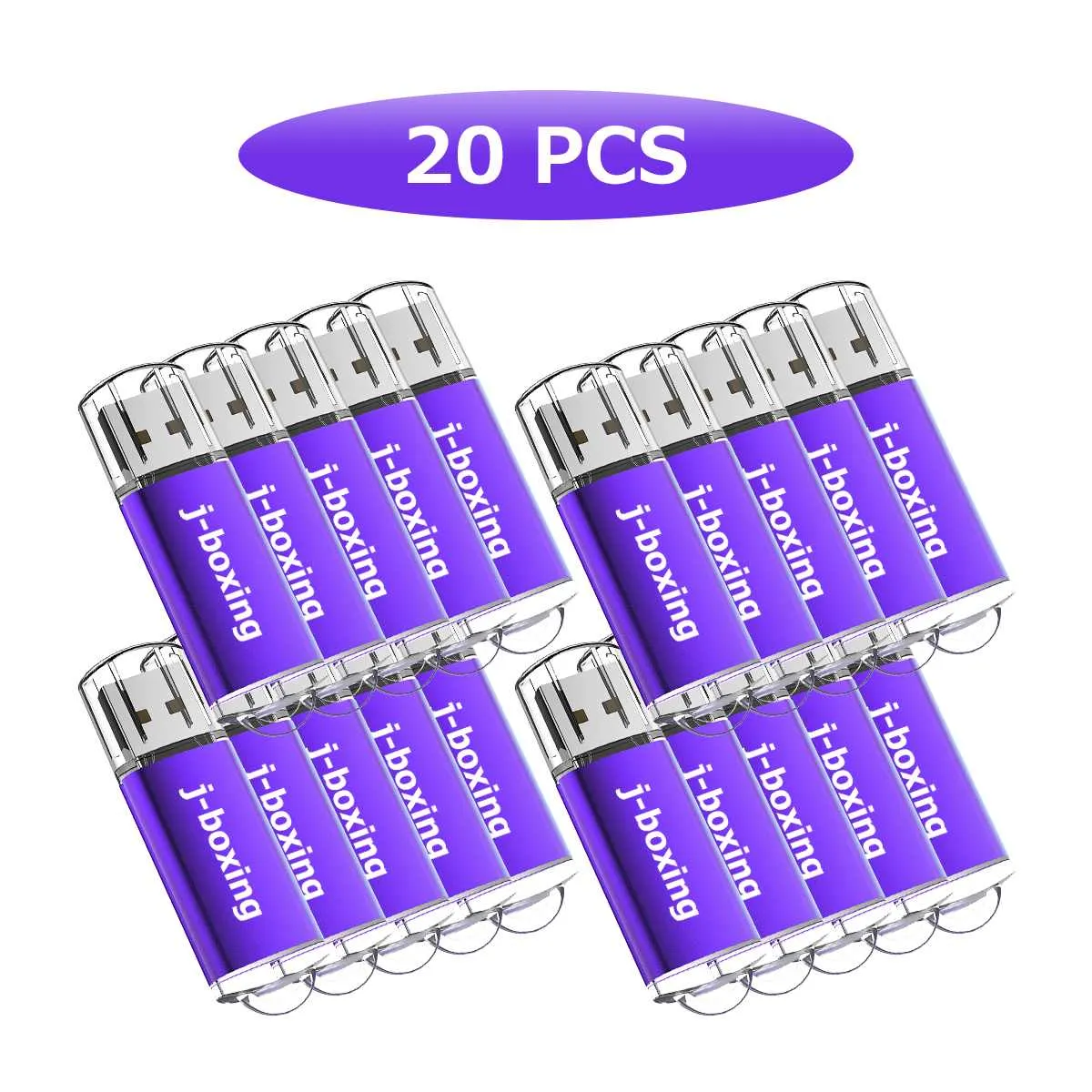 20 Pack High Speed Rectangle USB 2.0 Usb 2.0 Flash Drive 2GB Capacity ...