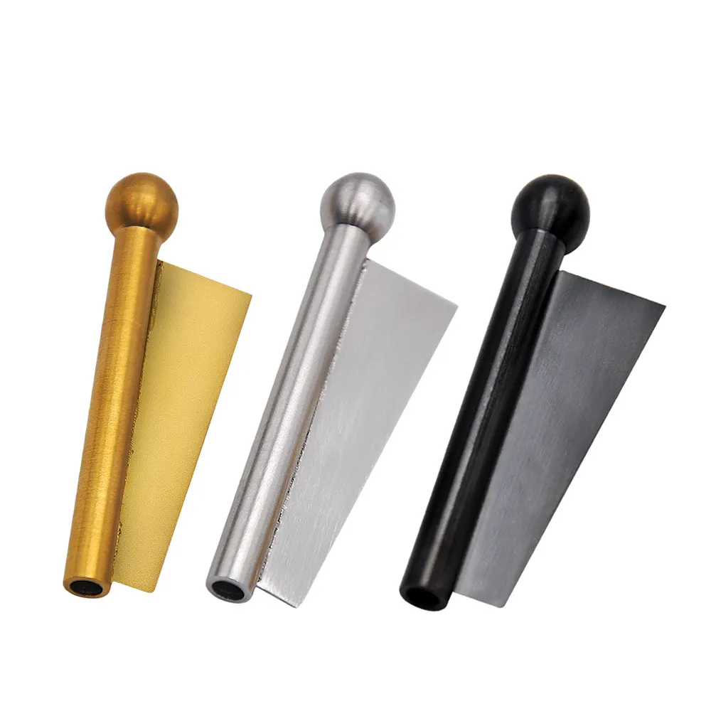 Snuff Straw Snorter Snuffer Tube Pipe With Blade Edge Metal Nasal Snuff ...
