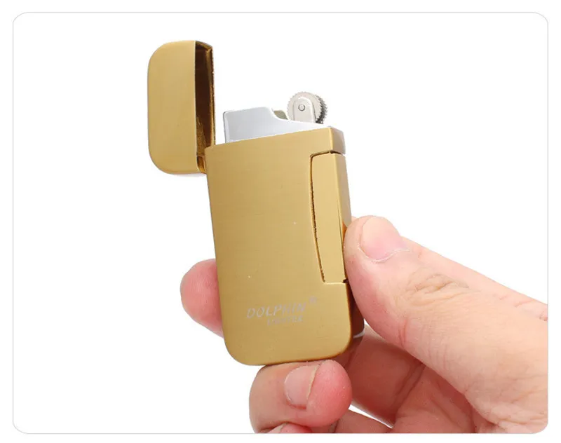 New Type Two Flam Torch Turbo Lighter Blue Flame Electronic Lighter Gas ...