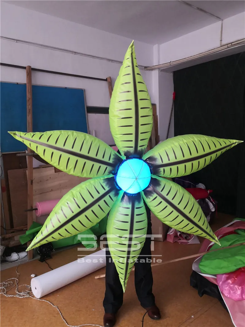Wholesale 1.5m Ceiling Hanging Decorative Inflatable Flower With Led ...