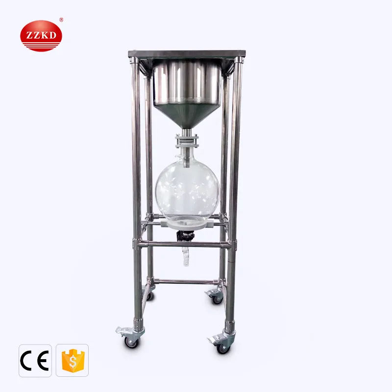 ZZKD 10L Industrial Liquid Filtration Vacuum Suction Filter Apparatus ...