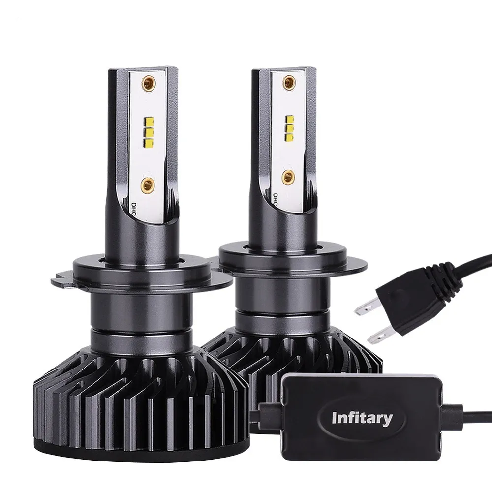 DHgate.com:H7 LED Headlights - High-Power Auto Headlamp Bulbs, 8000LM ...