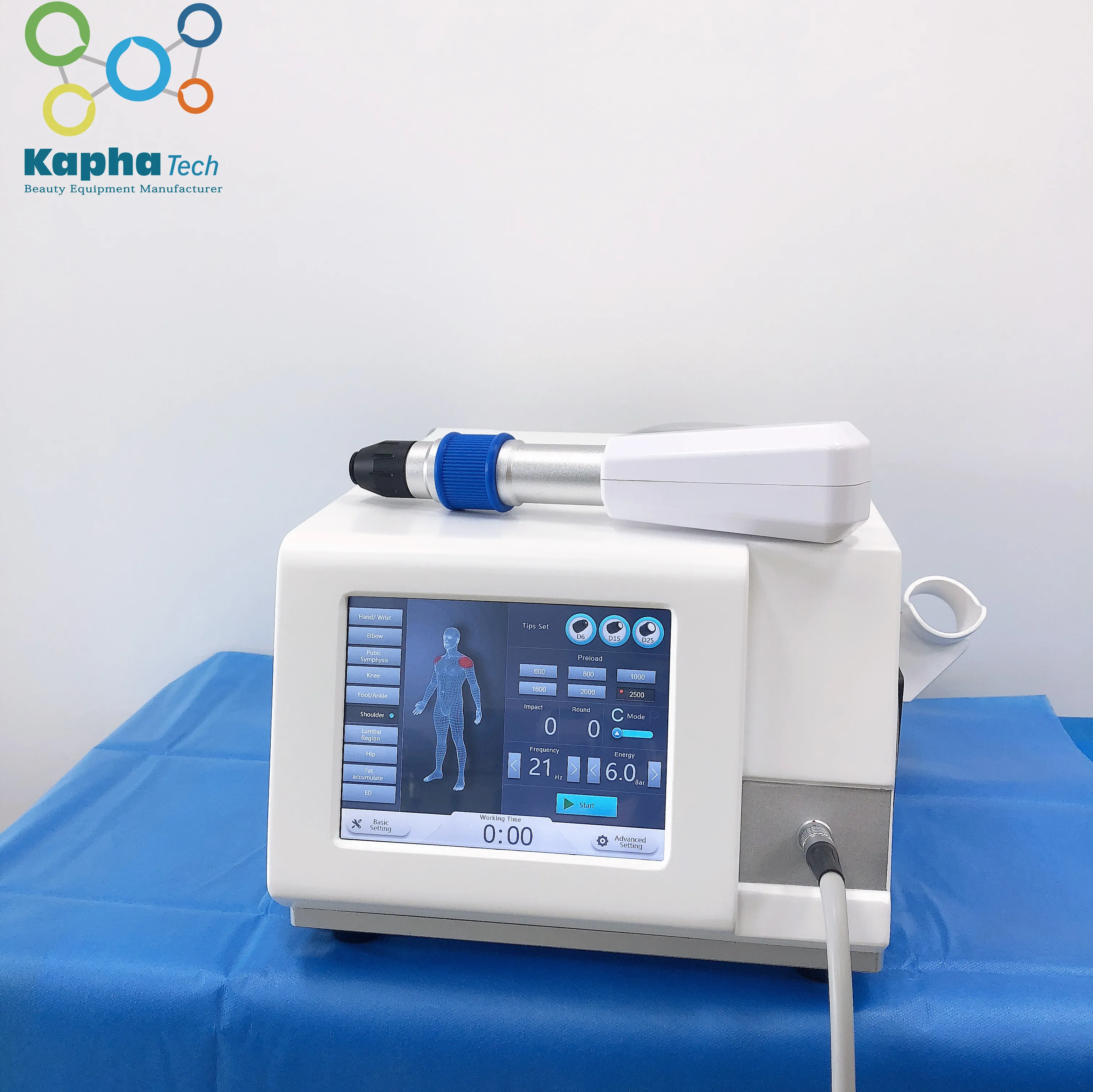 Premium Pneumatic Extracorporeal Radial Shock Wave Shockwave Therapy ...
