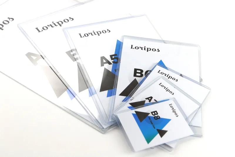 Wholesale Clear PVC A3 File Sleeve Protective Card Display Frame For ...