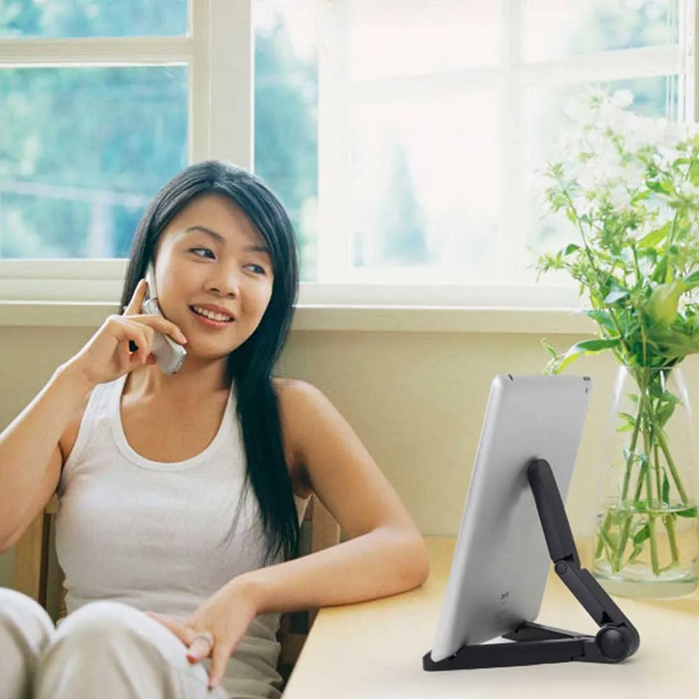 DHgate.com:Adjustable Universal Tablet Phone Holder Desktop Tripod ...